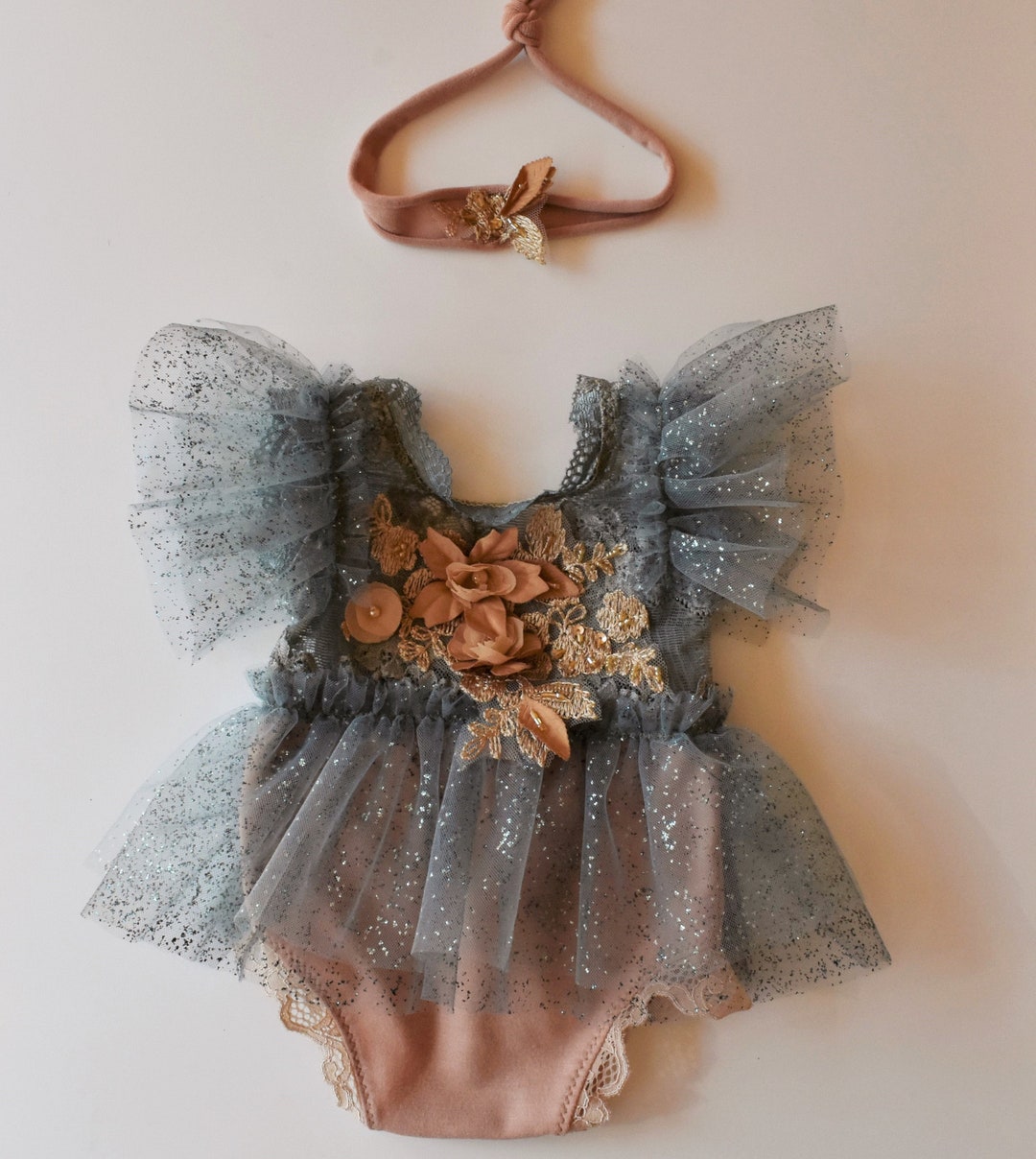 Newborn Girl Lace Romper, Newborn Romper Prop, Newborn Photography Prop ...