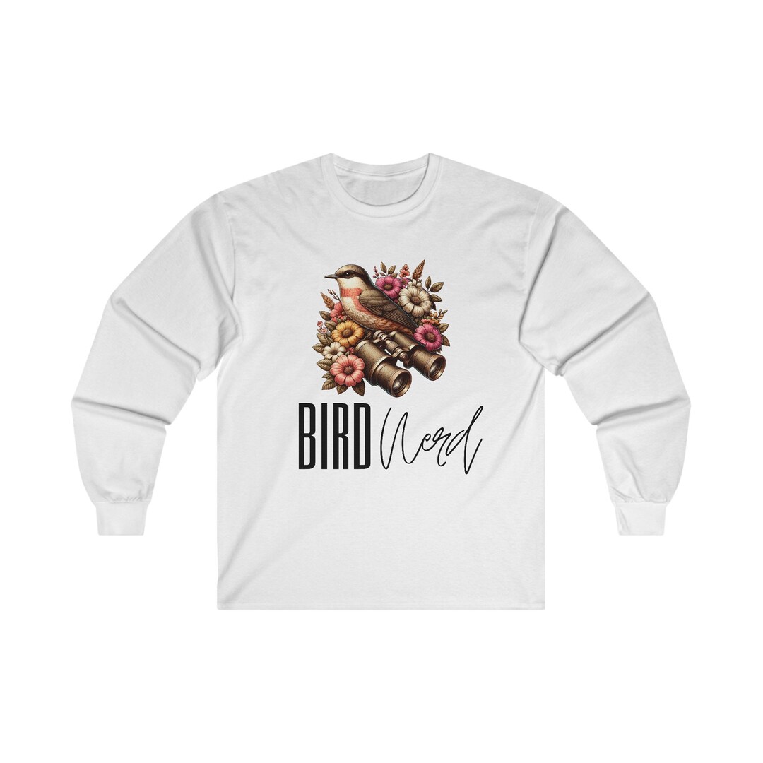 Birdwatching Unisex Ultra Cotton Long Sleeve Tee, Shirt for Birdwatcher ...