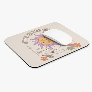 Boho Rectangle Self-love Mouse Pad, Hippie Office Decor for ...