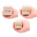 Personalized Newborn Baby Wooden Cube With Birth Stats, Natural, Pink ...