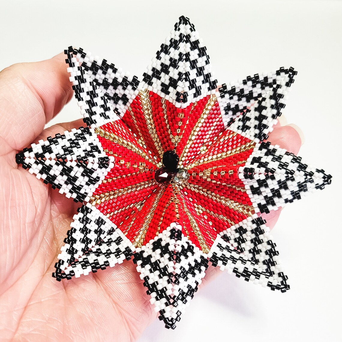 Geometric Flower Pin Tutorial - Etsy