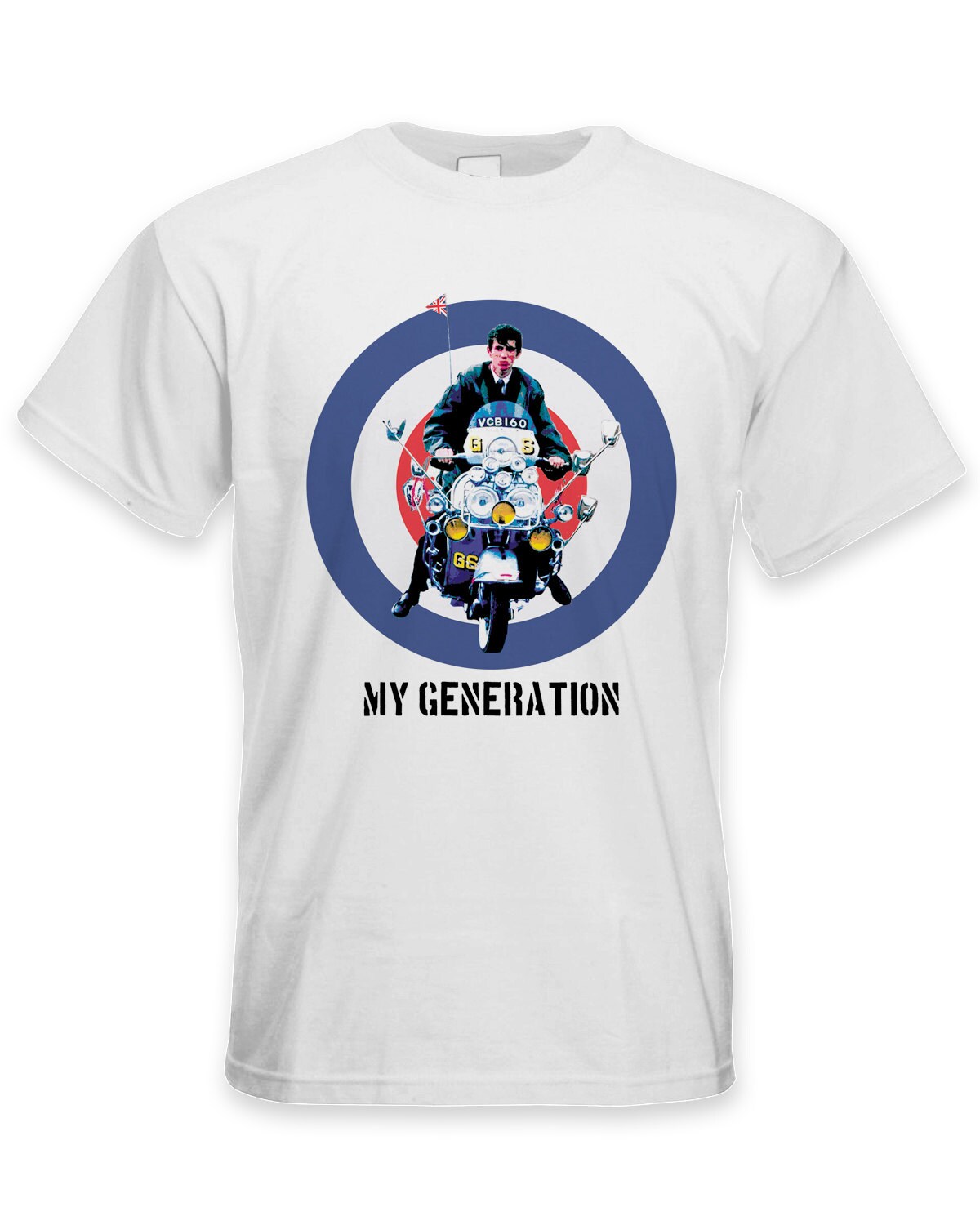 My Generation Mod Scooter Mens T-shirt - Northern Soul Vespa Lambretta ...
