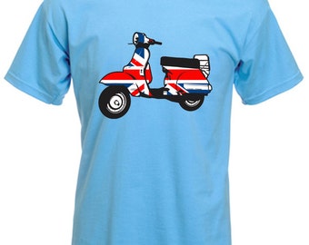 Mod Target Scooter Men's T-shirt | Etsy UK