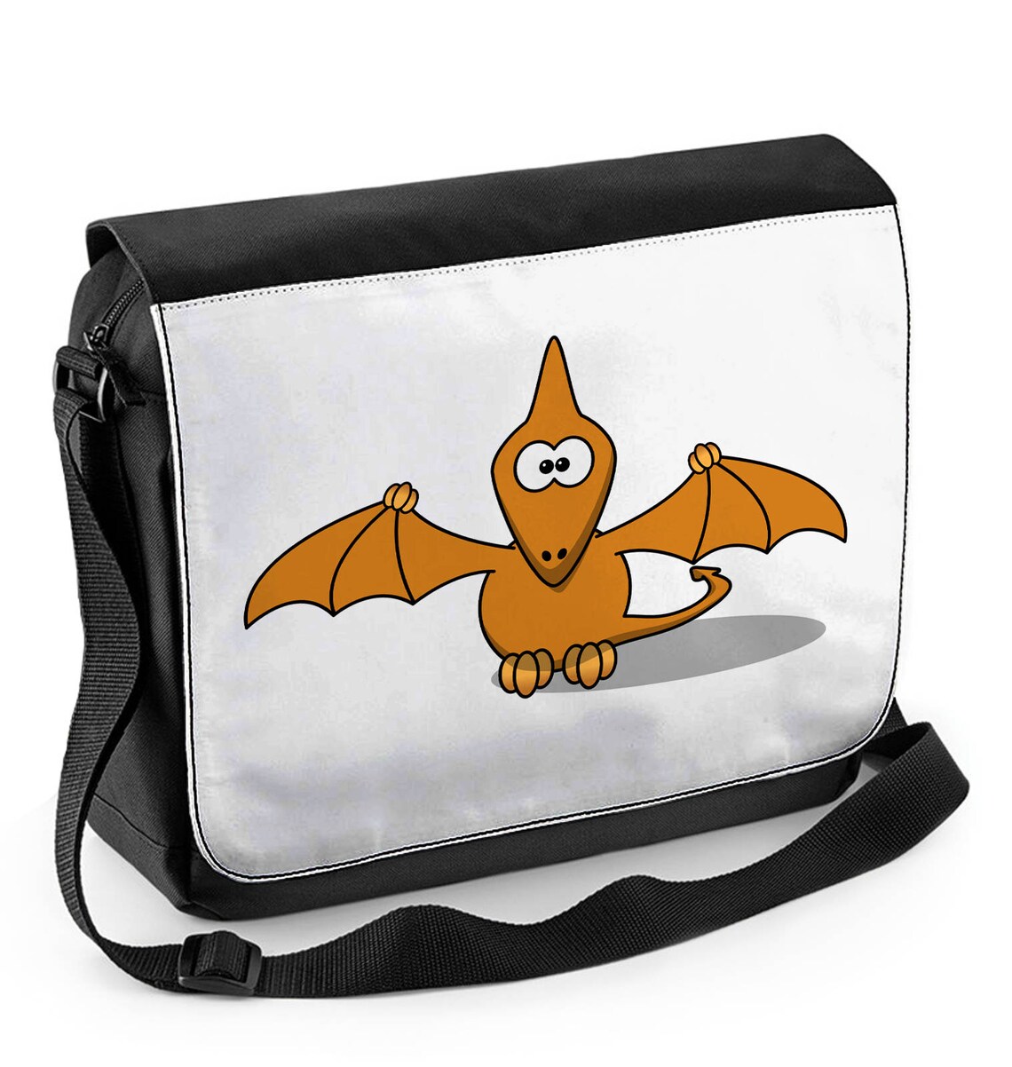 Cartoon Pterodactyl Dinosaur Laptop Messenger Bag Back to - Etsy