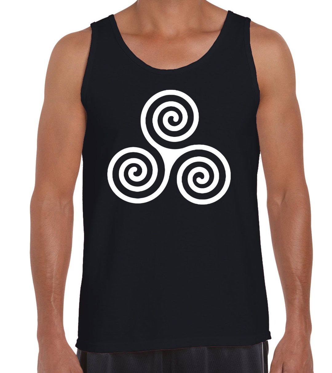 Celtic Spiral Men's Vest Tank Top - Pagan Celtic Knot - Etsy