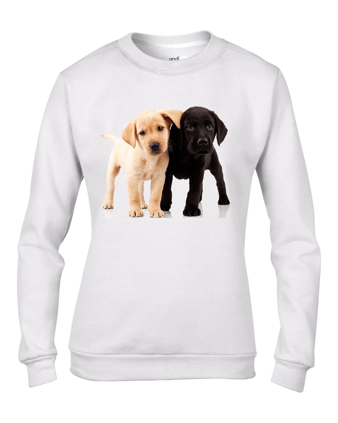 Labrador Cachorros Sudadera de Mujer Jumper Perros Cachorros Perro ...