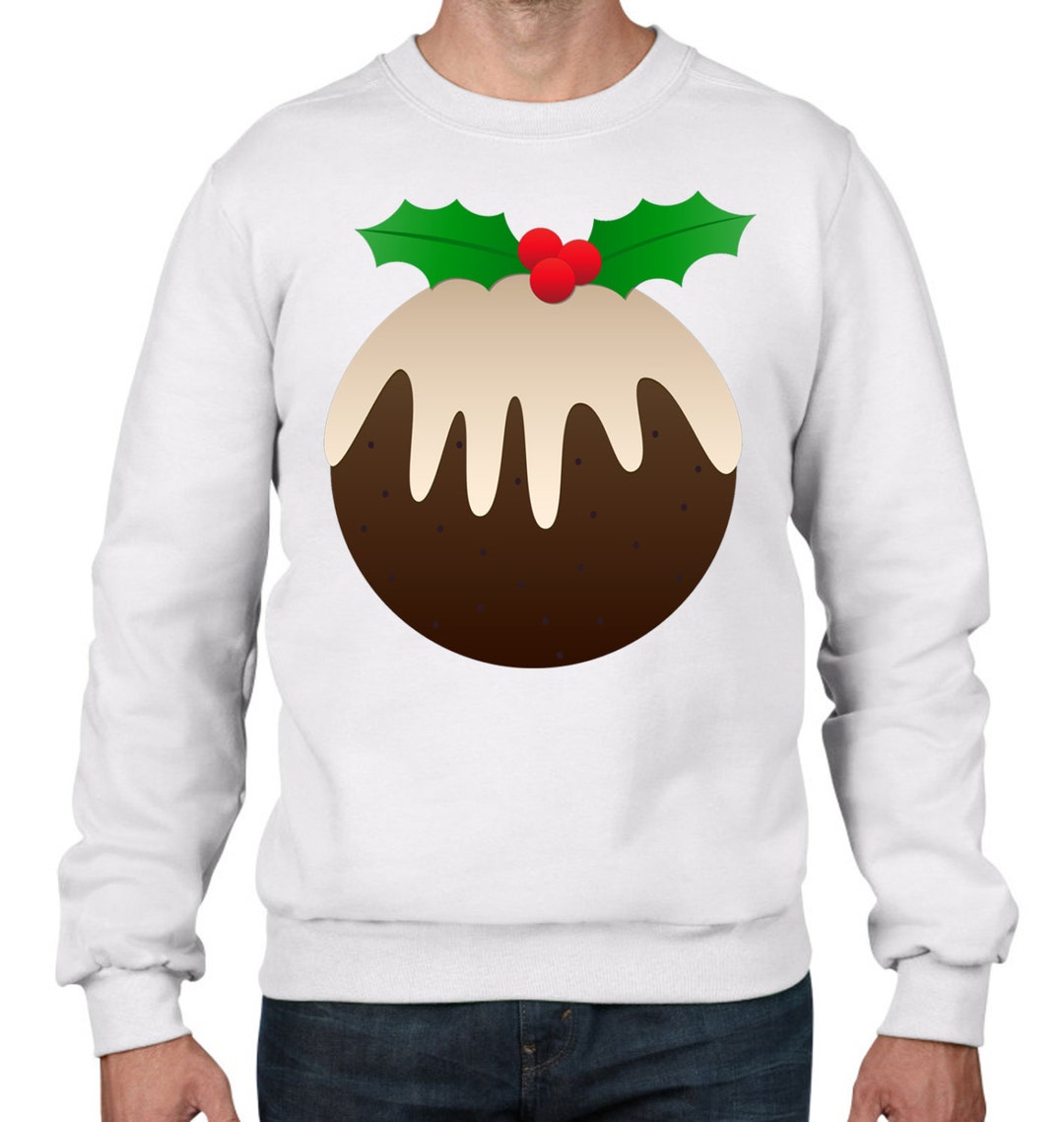 Christmas Pudding Men's Christmas Sweatshirt Jumper - Etsy