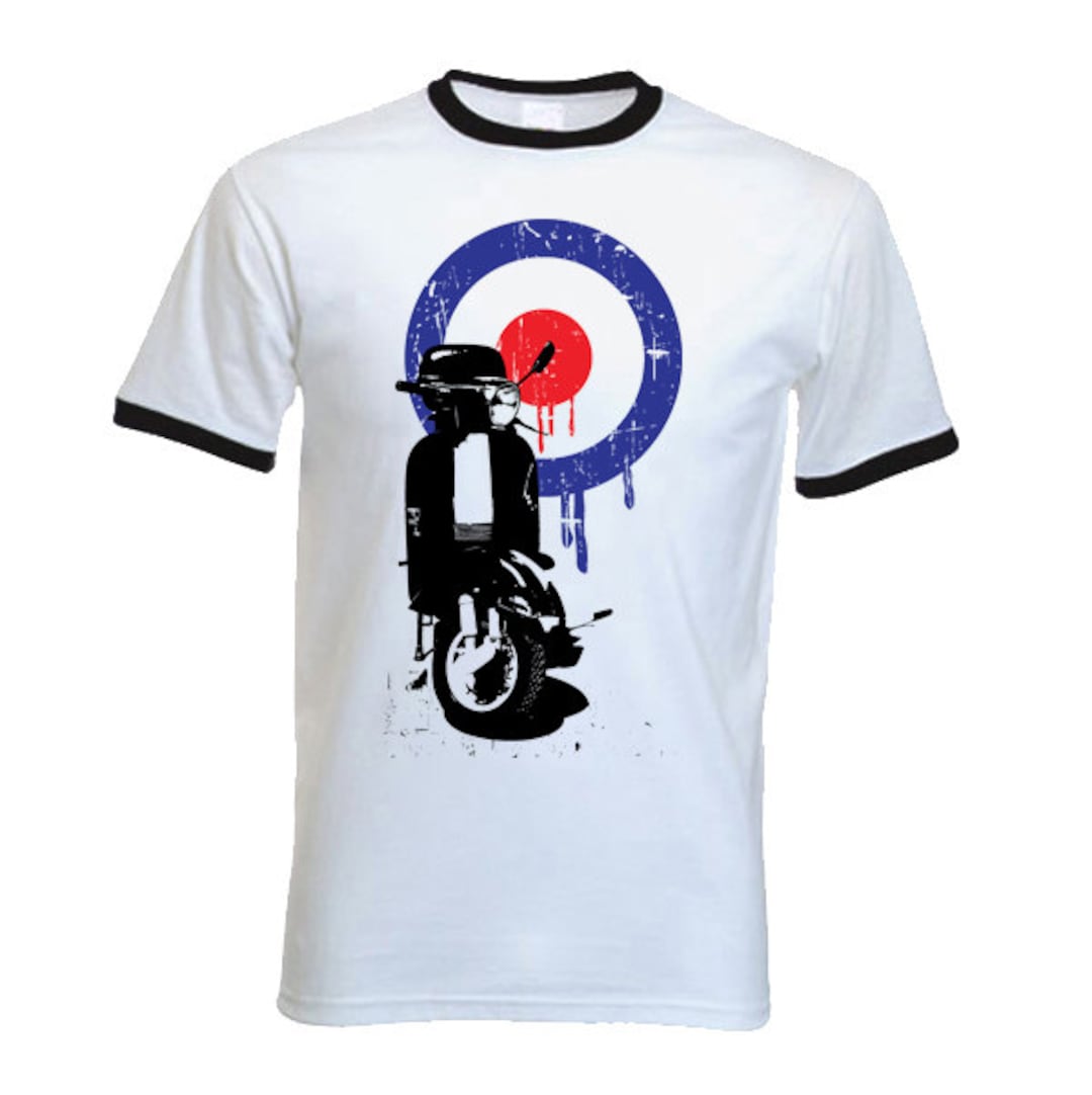 Mod Target Scooter Men's T-shirt - Etsy UK