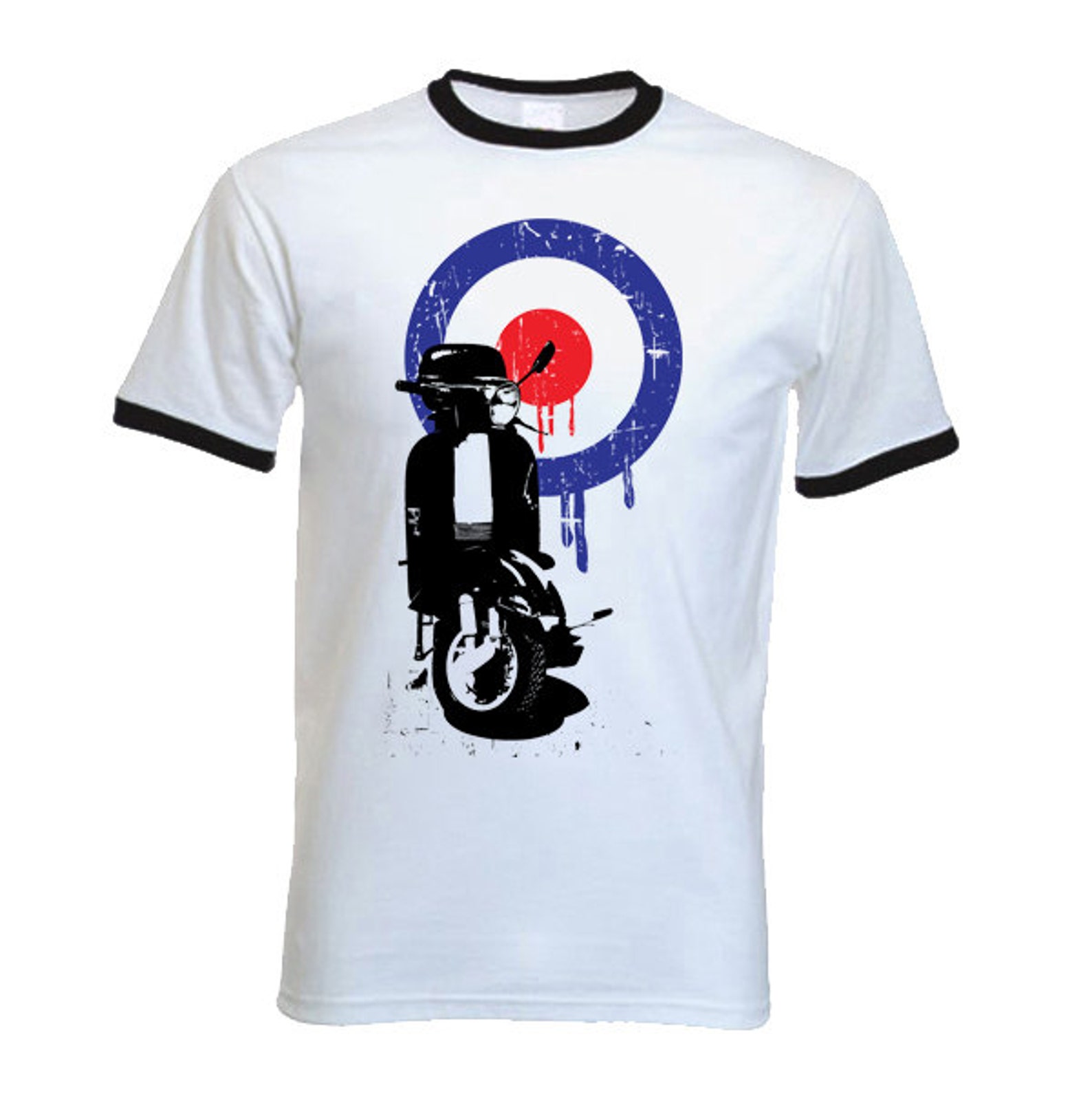Mod Target Scooter Men's T-shirt - Etsy UK