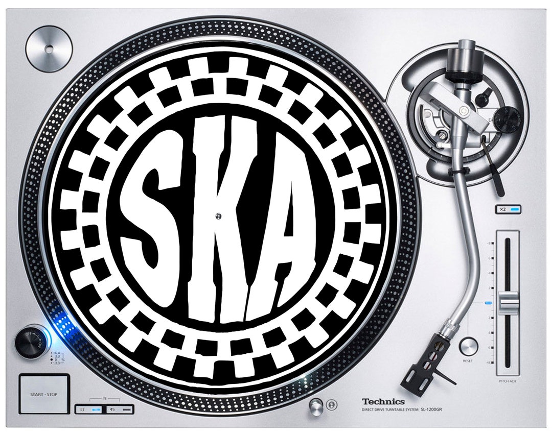Ska Circle Logo DJ Slipmat Tocadiscos de vinilo, dos tonos, 2 - Etsy España