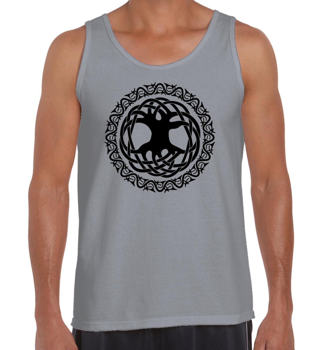 Celtic Tree of Life Men's Vest Tank Top - Pagan Celtic Knot - Etsy UK