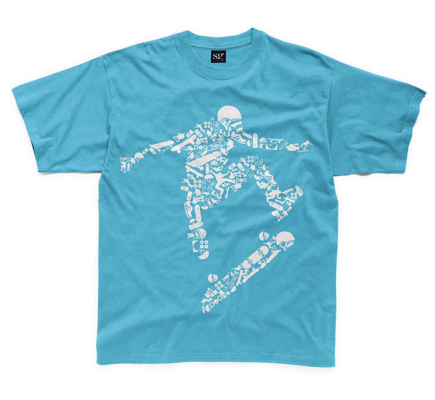 Skateboarder Kids Children's T-shirt - Skater Skateboard Skateboarding ...