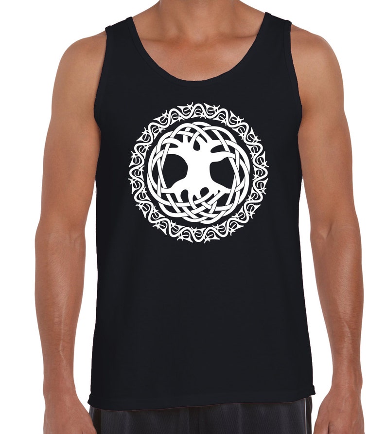 Celtic Tree of Life Men's Vest Tank Top - Pagan Celtic Knot - Etsy UK