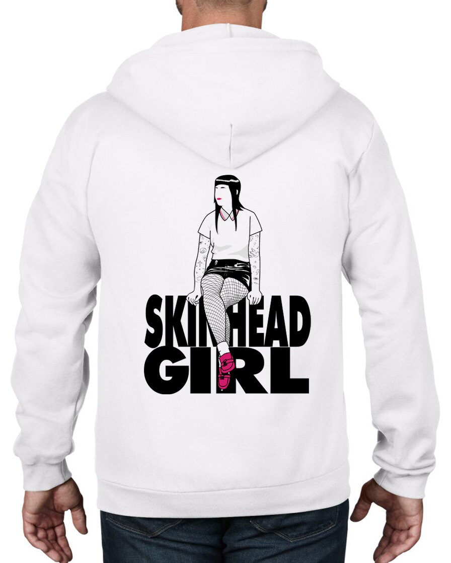 Skinhead Girl Full Zip Hoodie - Etsy UK