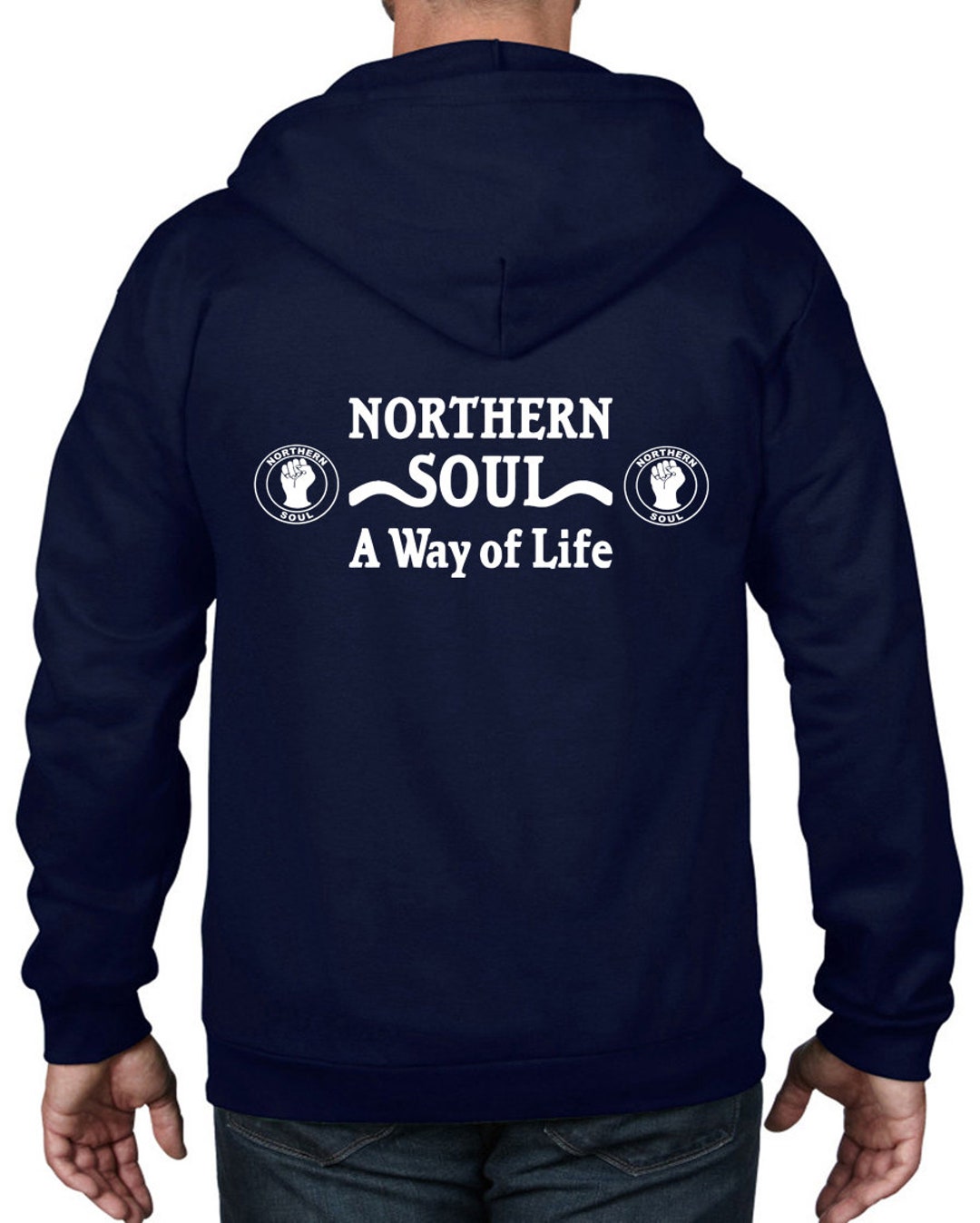 Northern Soul A Way of Life Full Zip Hoodie - Etsy