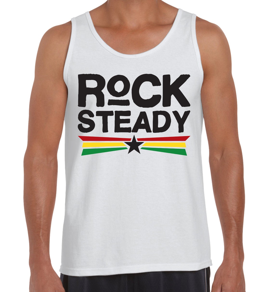 Rock Steady Men's Vest Tank Top Rasta Jamaica Reggae - Etsy España