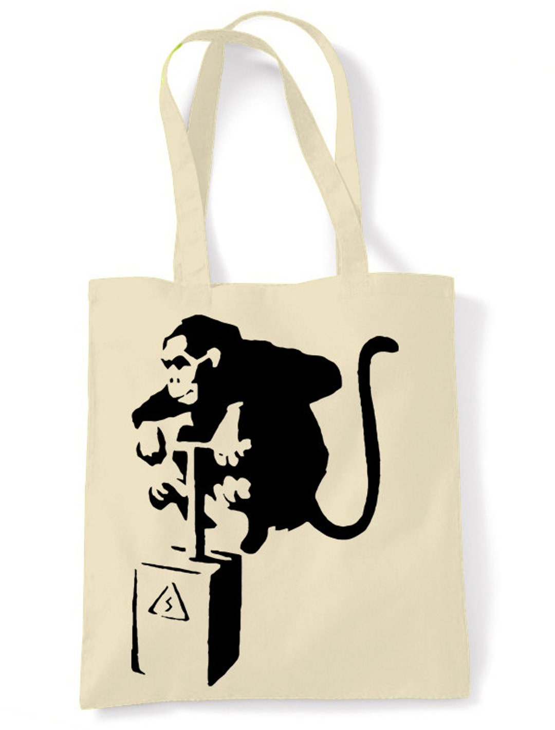 Banksy Detonator Monkey Tote Shopping Bag - Etsy