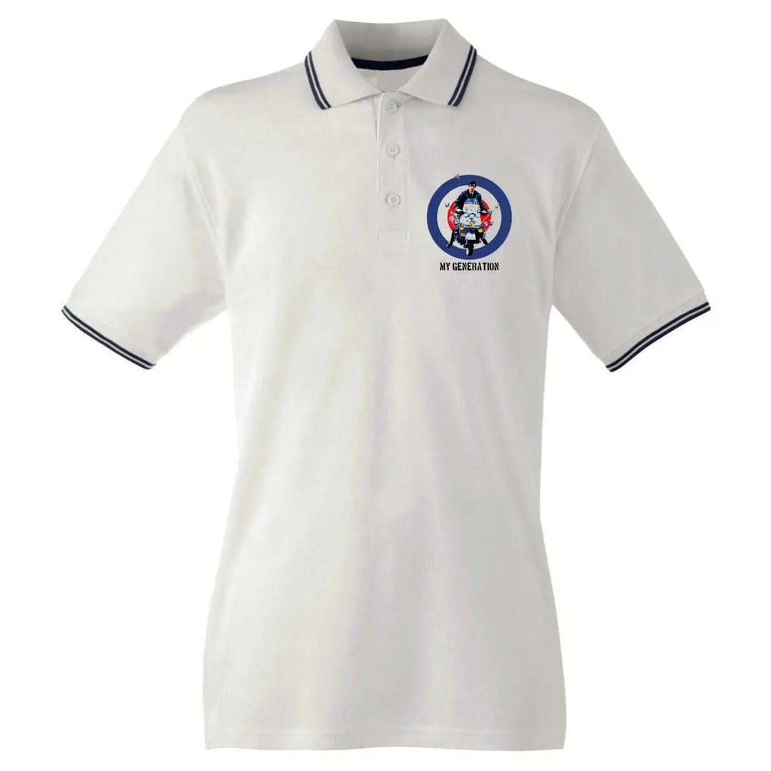 My Generation Mod Scooter Polo Shirt - Etsy