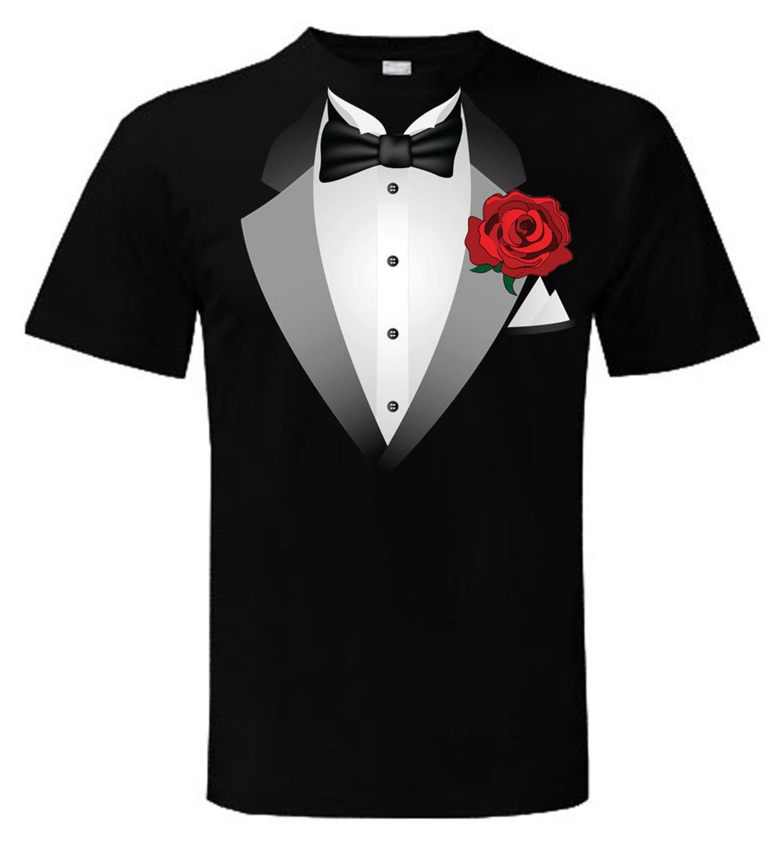 Tuxedo Men's T-shirt - Etsy