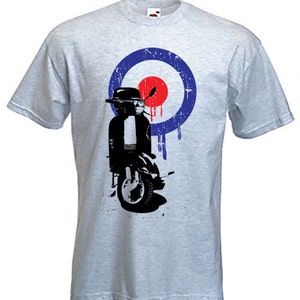 Mod Target Scooter Men's T-shirt - Etsy UK