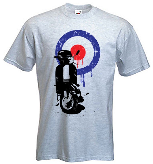 Mod Target Scooter Men's T-shirt - Etsy UK