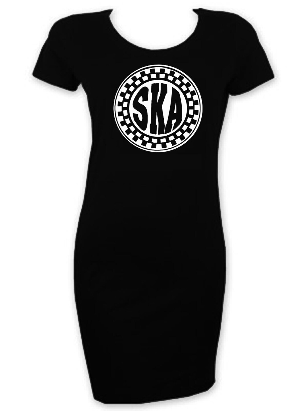 Ska Circle Short Sleeve T-shirt Dress - Ska Madness the Specials - Etsy