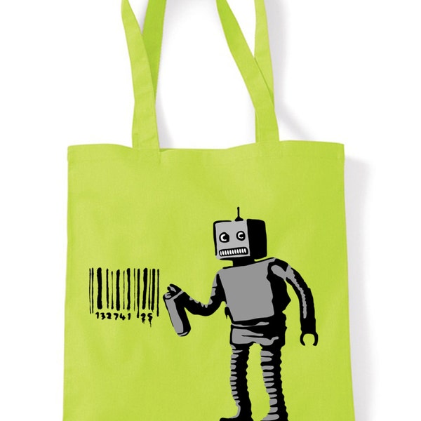 Robot Tote Bag - Etsy