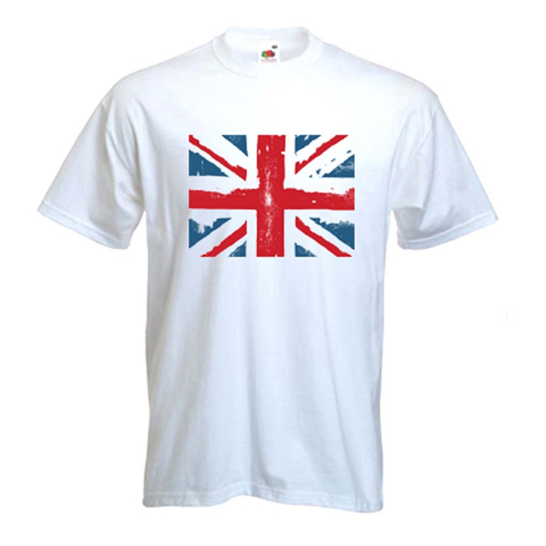 Union Jack Mens T-shirt - Etsy