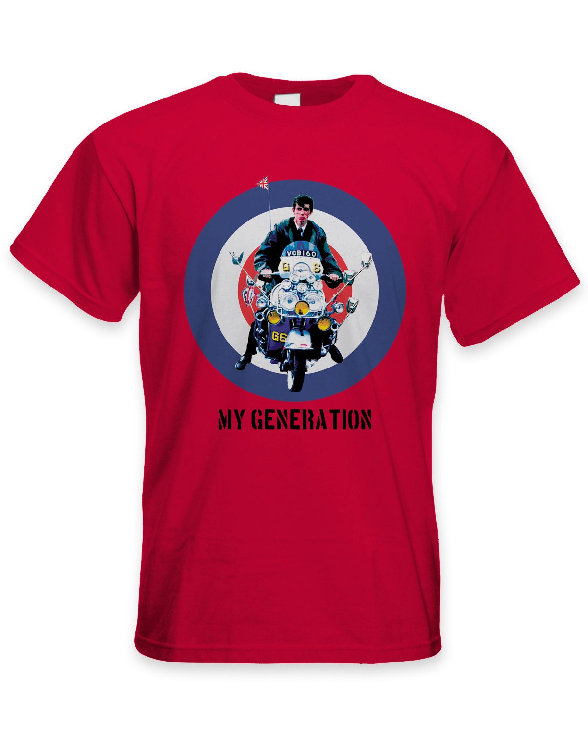 My Generation Mod Scooter Mens T-shirt - Northern Soul Vespa Lambretta ...