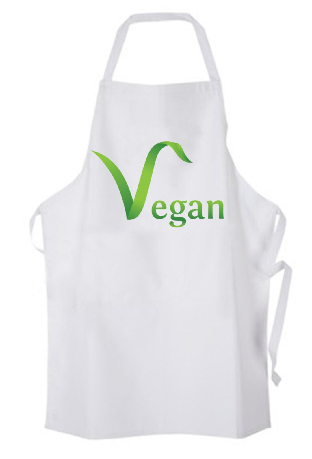 Vegan Logo Kitchen Apron - Etsy