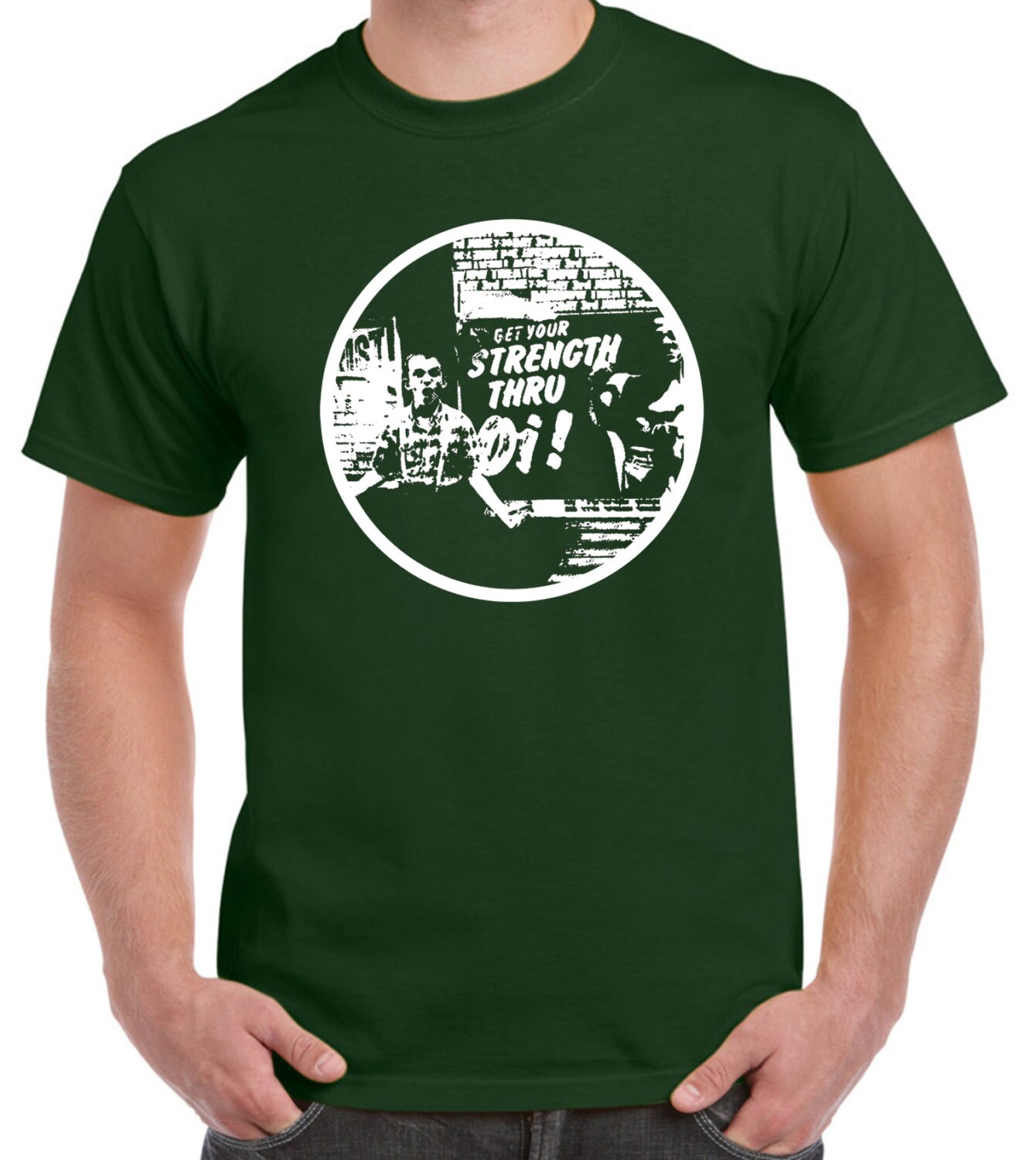 Strength Through Oi Men's Skinhead T-shirt | Etsy UK