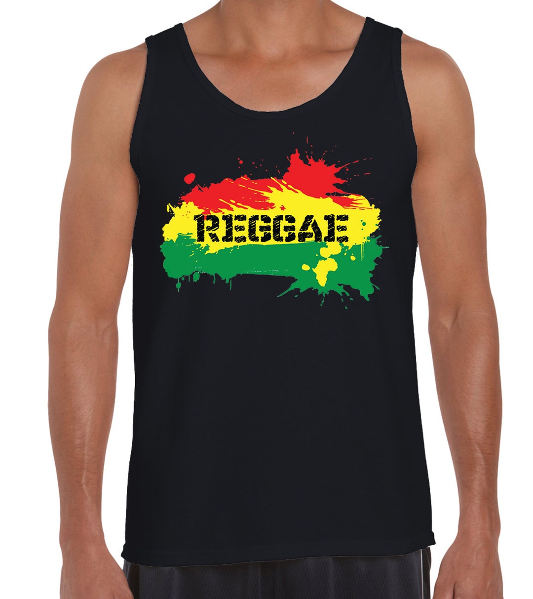 Reggae Splash Men's Vest Tank Top - Rasta Reggae Jamaica - Etsy