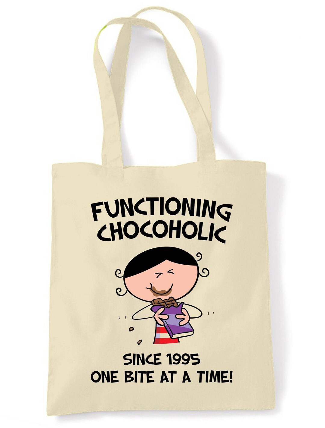 Functioning Chocoholic Since 1995 30th Birthday Tote Bag - Etsy