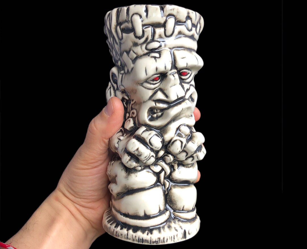 Frankenstein Tiki Mug, Handmade Mug - Etsy