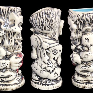Zombie Tiki Mug , White Zombie Tiki Mug , Horror Mug - Etsy