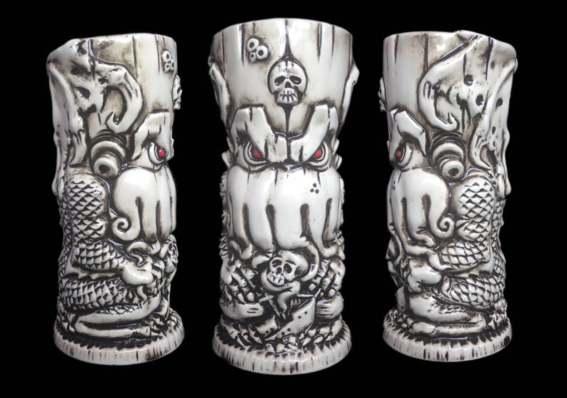 Cthulhu Tiki Mug Handmade Porcelain Mug Great Old One Mug | Etsy Australia