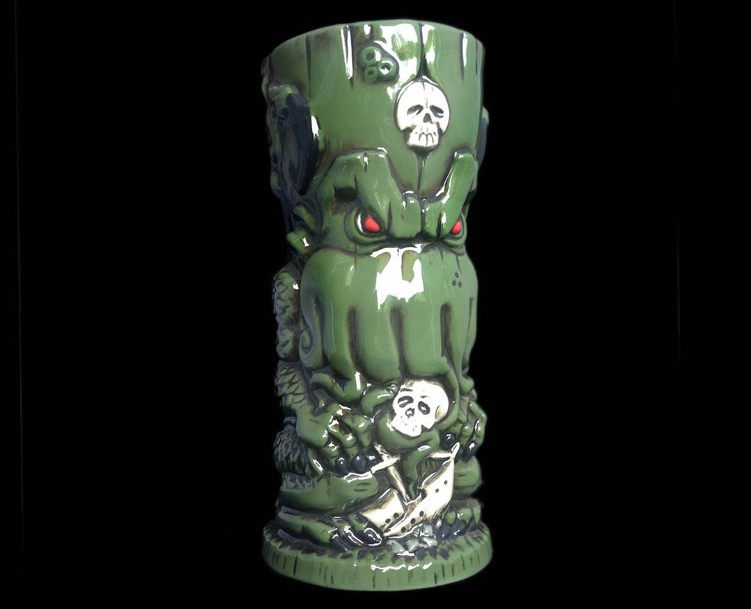 Cthulhu Tiki Mug , Mighty Cthulhu Tiki Mug , Colorful Hand Painted ...