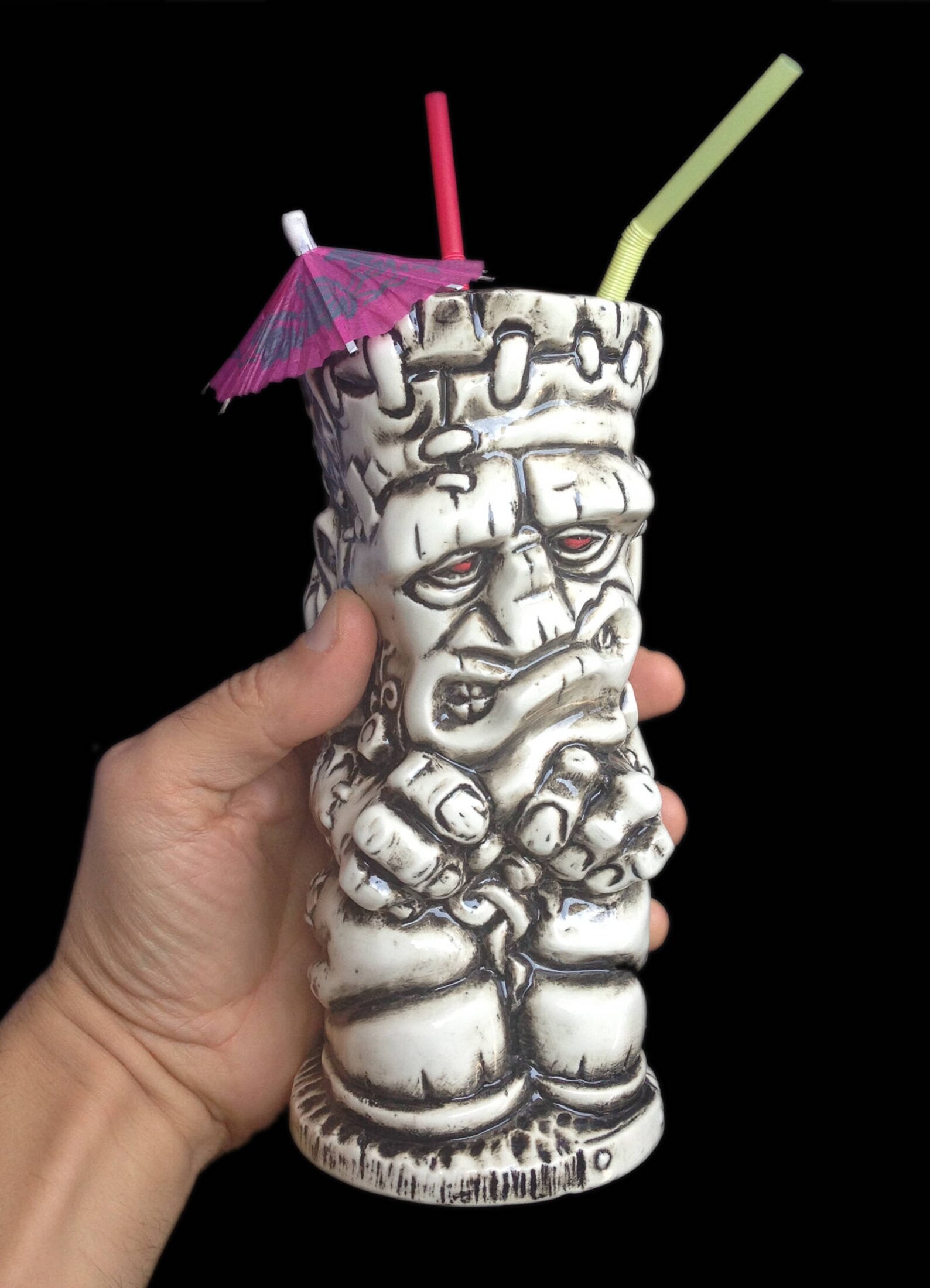 Frankenstein Tiki Mug, Handmade Mug - Etsy
