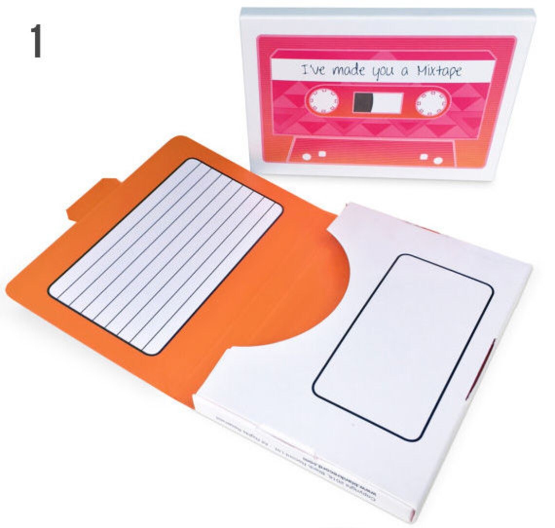 Retro USB Mixtape - Aztec Heart Gift, Personalized Message - Etsy