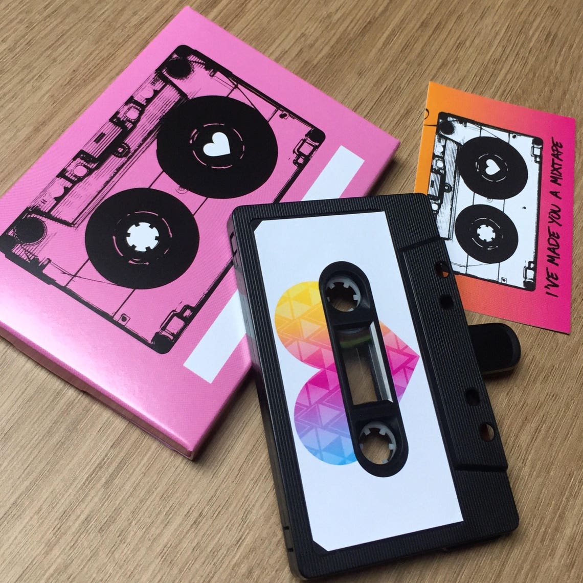 Retro USB Mixtape - Aztec Heart Gift, Personalized Message - Etsy