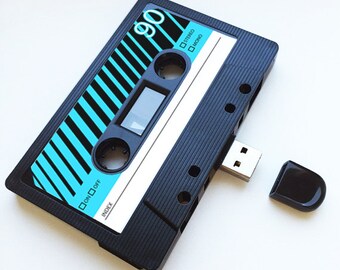 4GB/8GB/16GB USB Mix Tape Retro Personalised Gift Loved One, Birthday ...