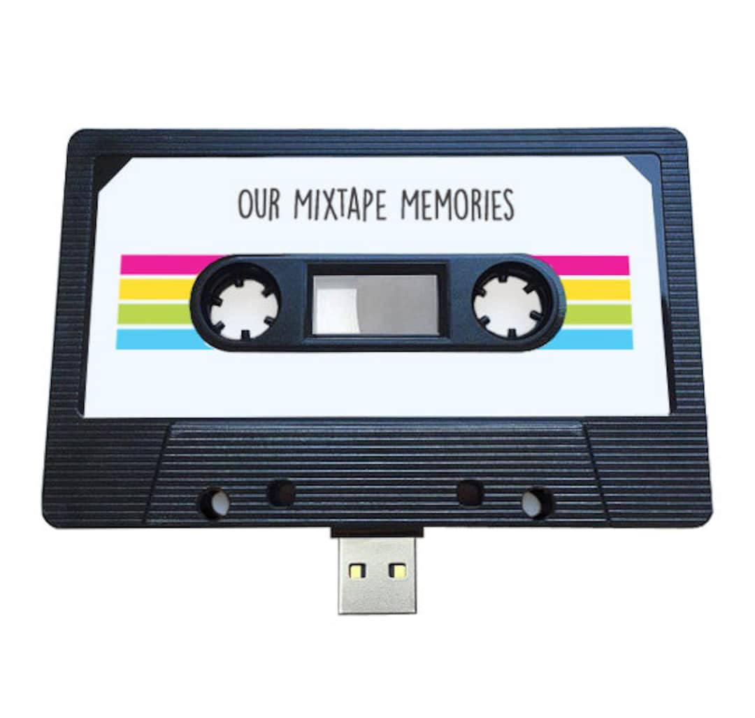 4GB/8GB/16GB USB Mixtape - Retro Christmas Gift - Love, Couple ...