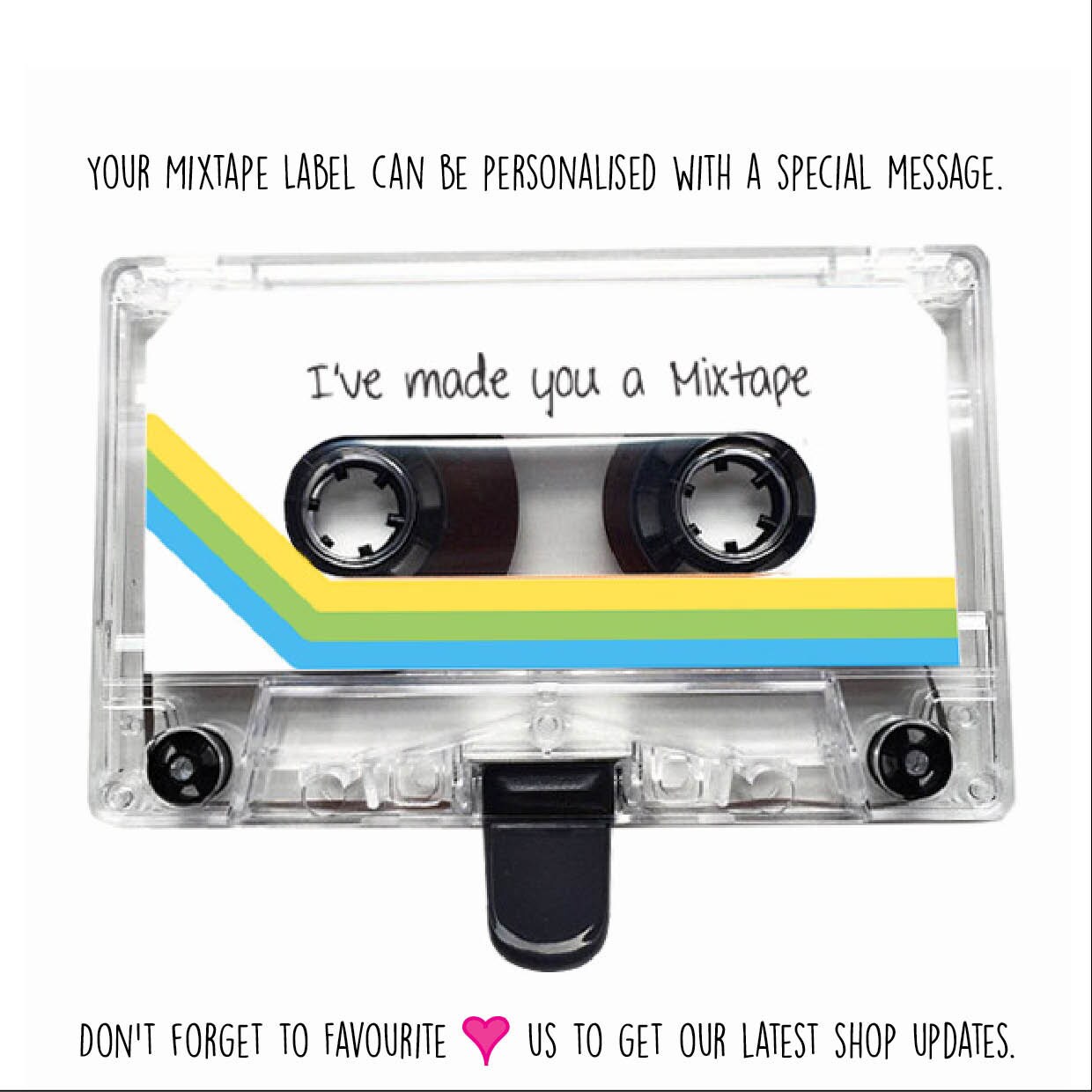 4GB/8GB/16GB USB Mix Tape Retro Personalised Gift handmade - Etsy UK