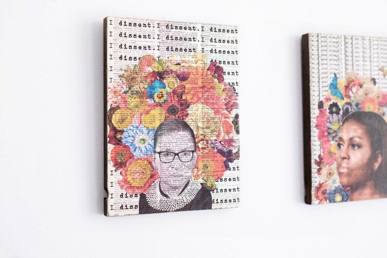 Notorious RBG Print I Dissent RBG Art Ruth Bader Ginsburg - Etsy