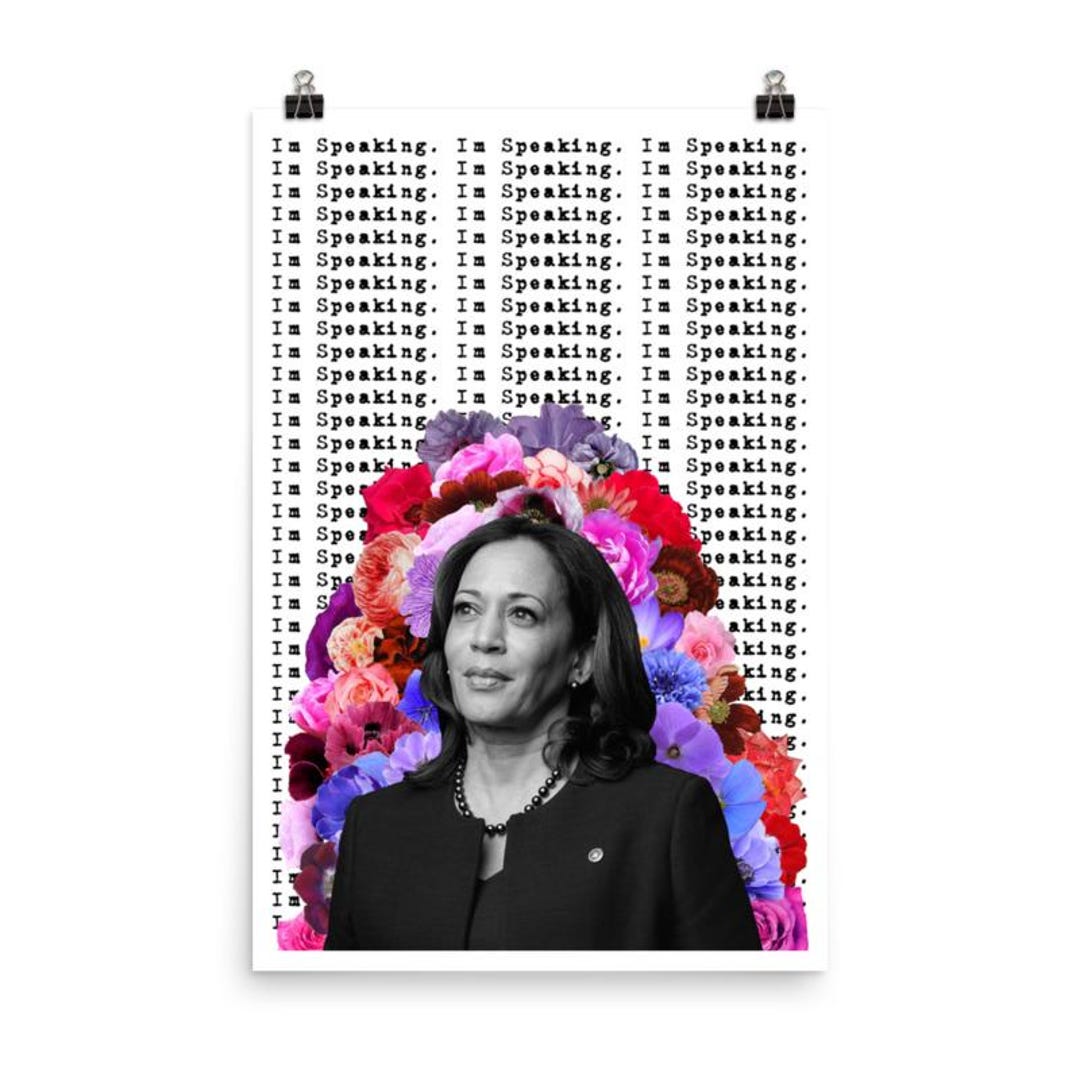 Kamala Harris 24x36 Print, Vice President Art Print, Kamala Harris ...