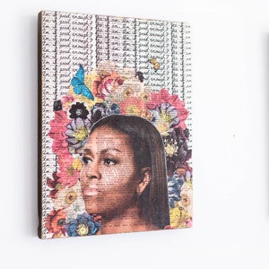 Michelle Obama Print, First Lady Art Print, Best Friend Gift , Feminist ...