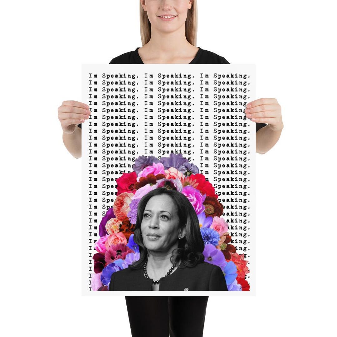 Kamala Harris 18x24 Print, Vice President Art Print, Kamala Harris ...