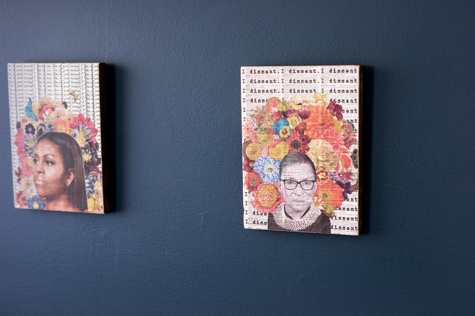 Notorious RBG Print I Dissent RBG Art Ruth Bader Ginsburg | Etsy