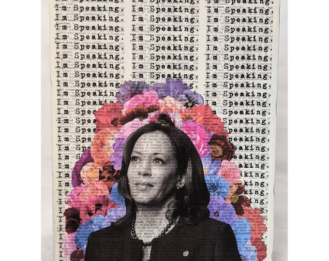 Kamala Harris Print, Kamala Harris Wall Art, Powerful Woman Printable ...