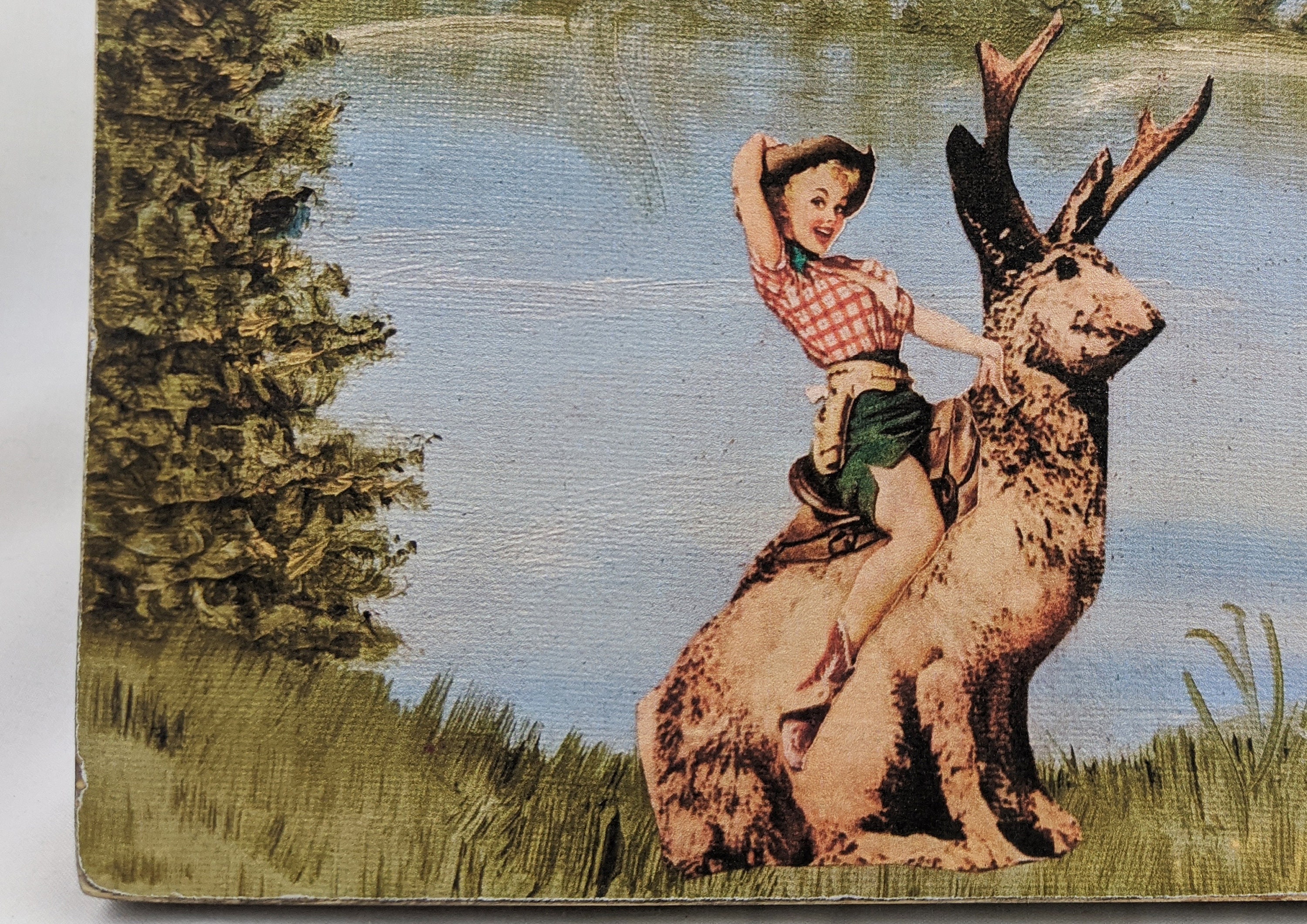 Pinup Art Jackalope Print Jackalope Art Jackalope Wall | Etsy